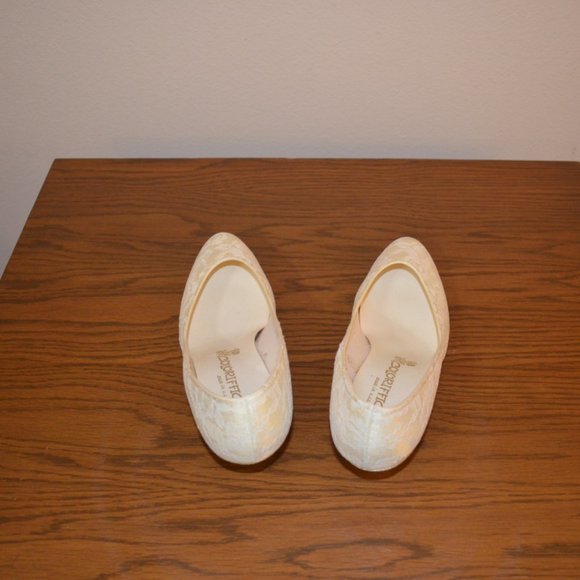 Coloriffics | Shoes | Coloriffics Usa White Floral Lace On Shine Faux ...